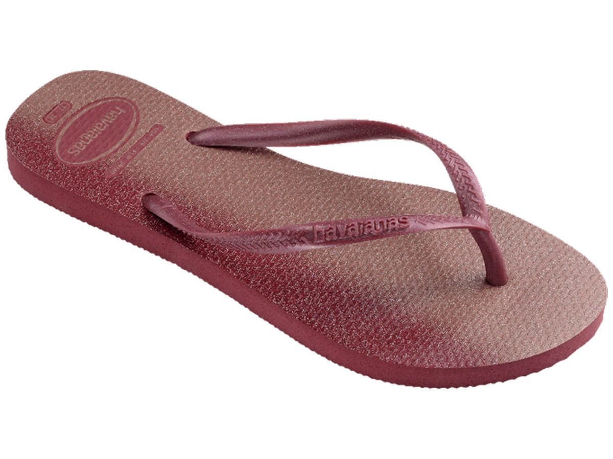 Zapata Premium - Chinelo Havaianas Slim Gloss - Hav Slim Gloss - Amaranto