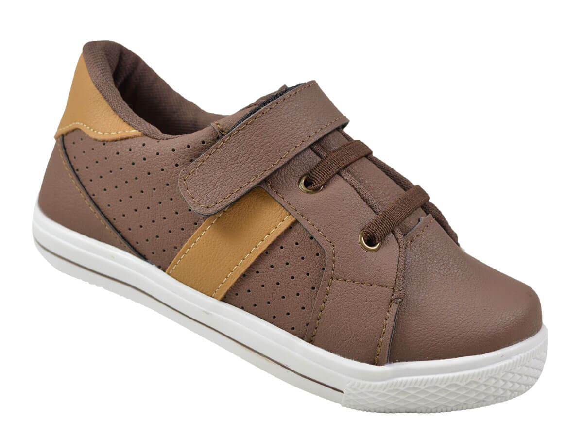 Zapata Premium - Tênis Infantil Pingo Doce PTO - PTO R.4065 - Chocolate